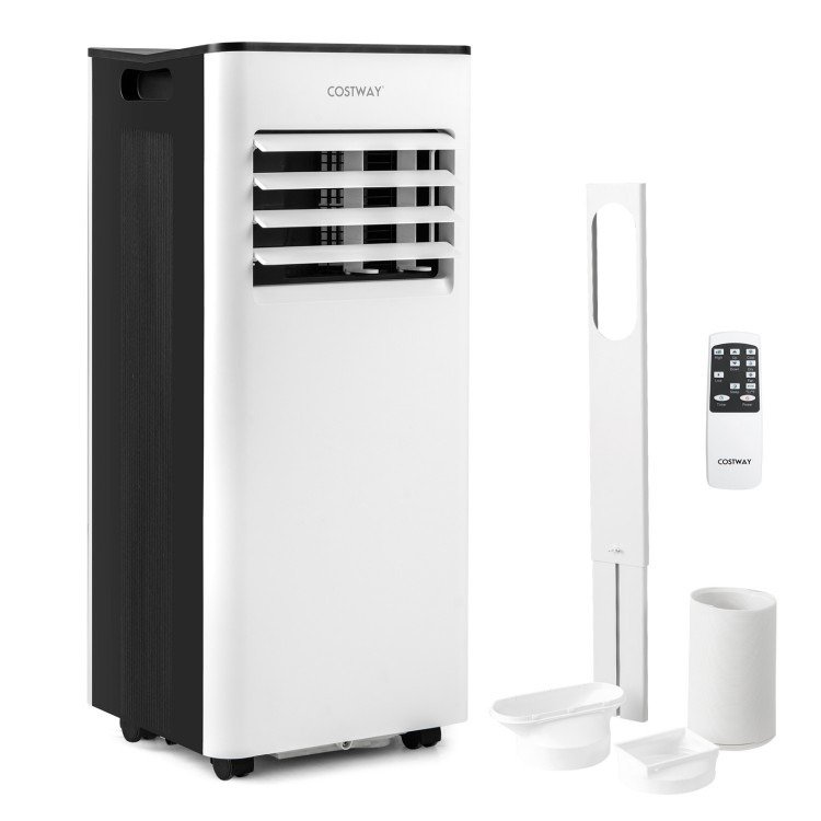 10000 BTU Portable Air Conditioner with Fan and Dehumidifier and LED ...
